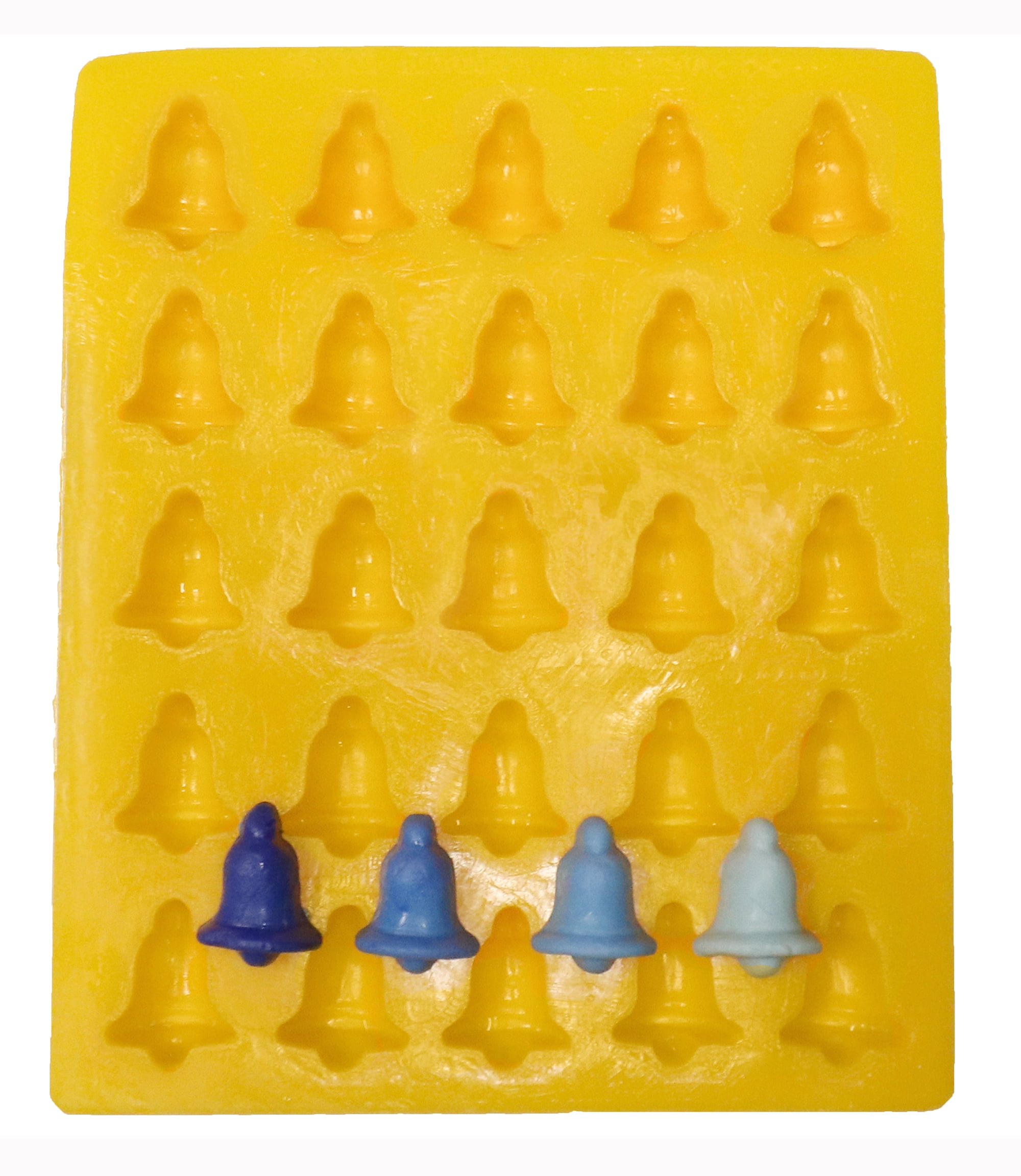 EDELAINE'S Bell 25 Cavity Silicone Molds for Cream Cheese Mints ...