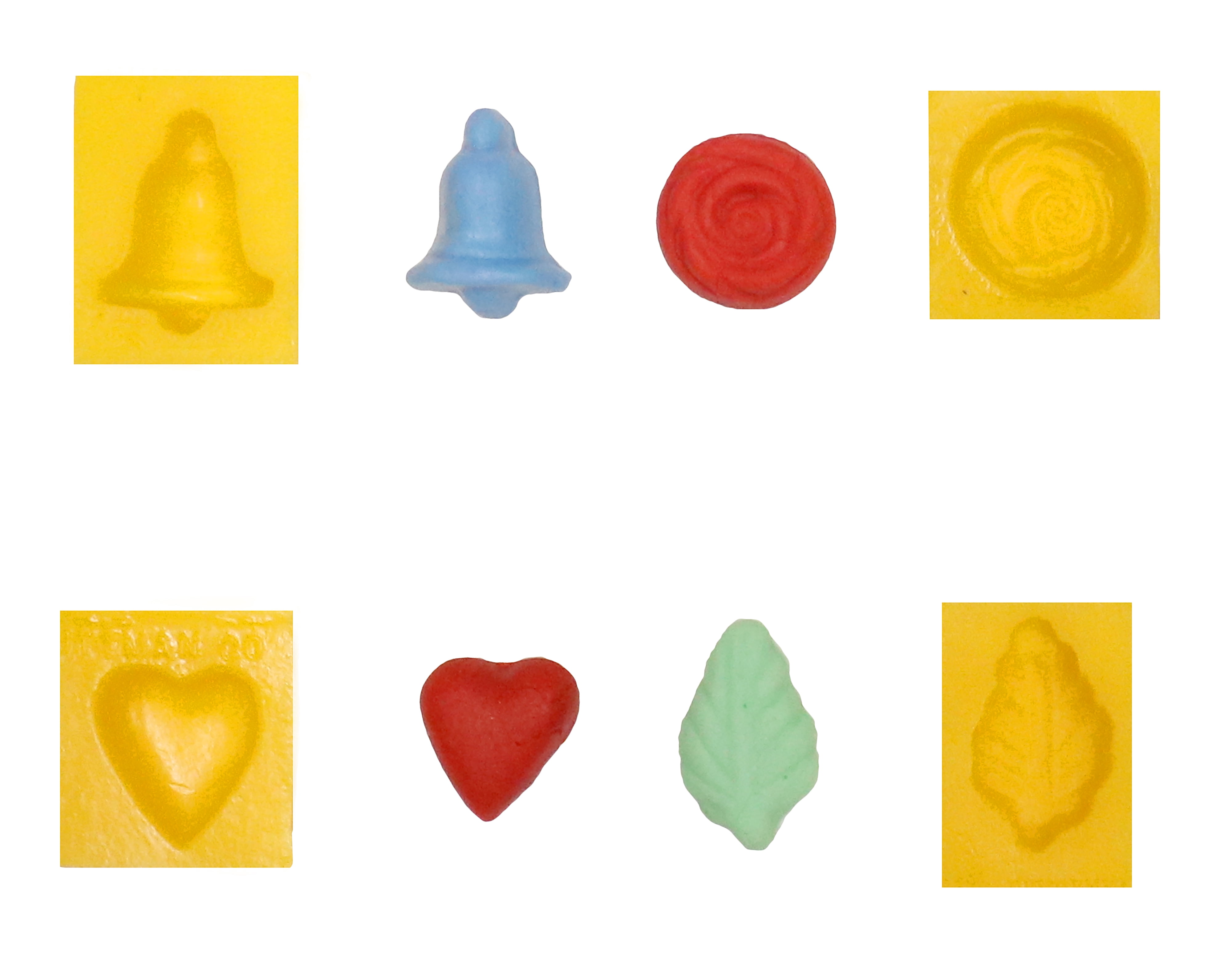 EDELAINE'S Traditional Set 4 Cavity Silicone Molds for Cream Cheese ...