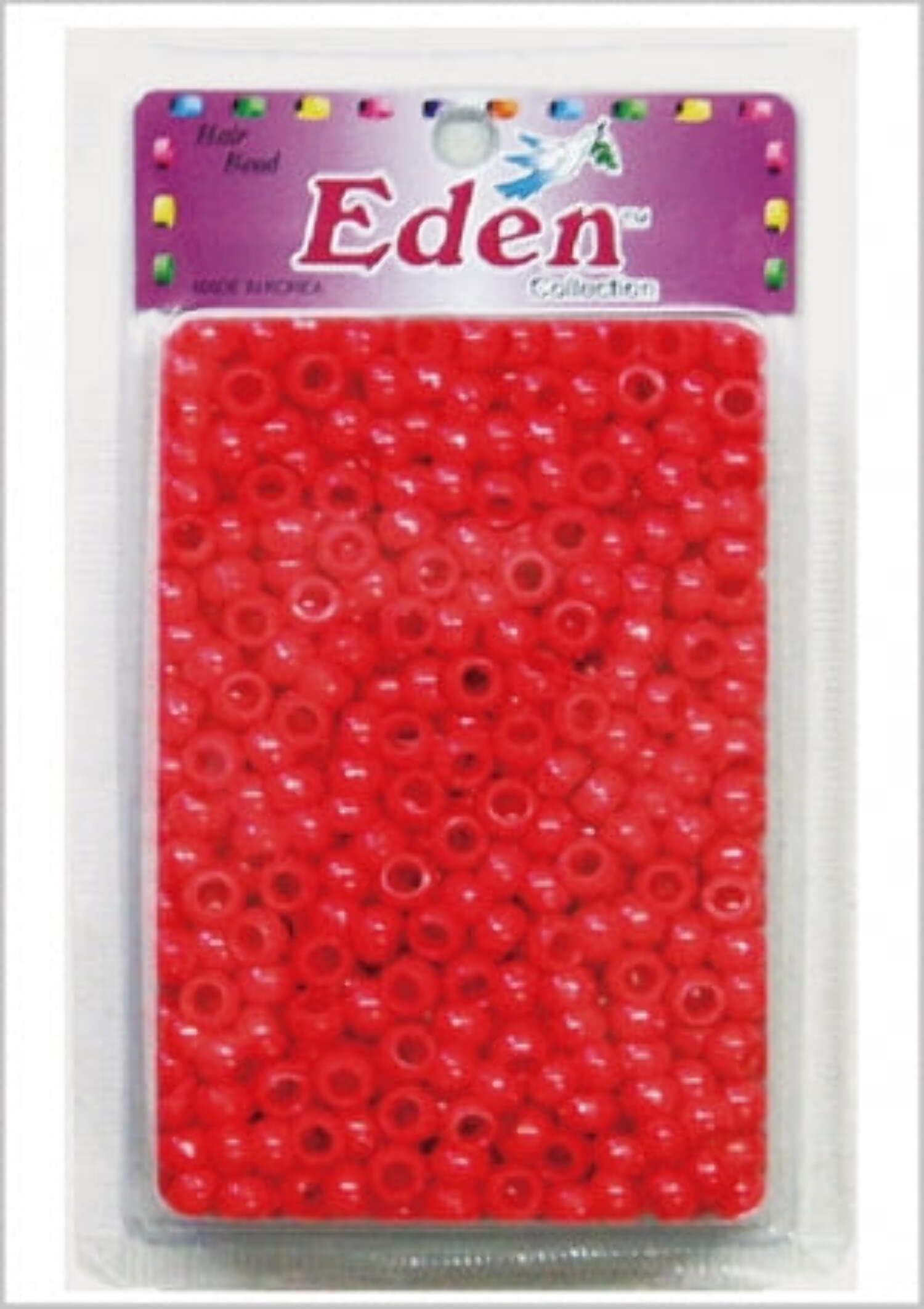 EDEN Small Round Hair Beads, White mixed, 400 ct - Walmart.com