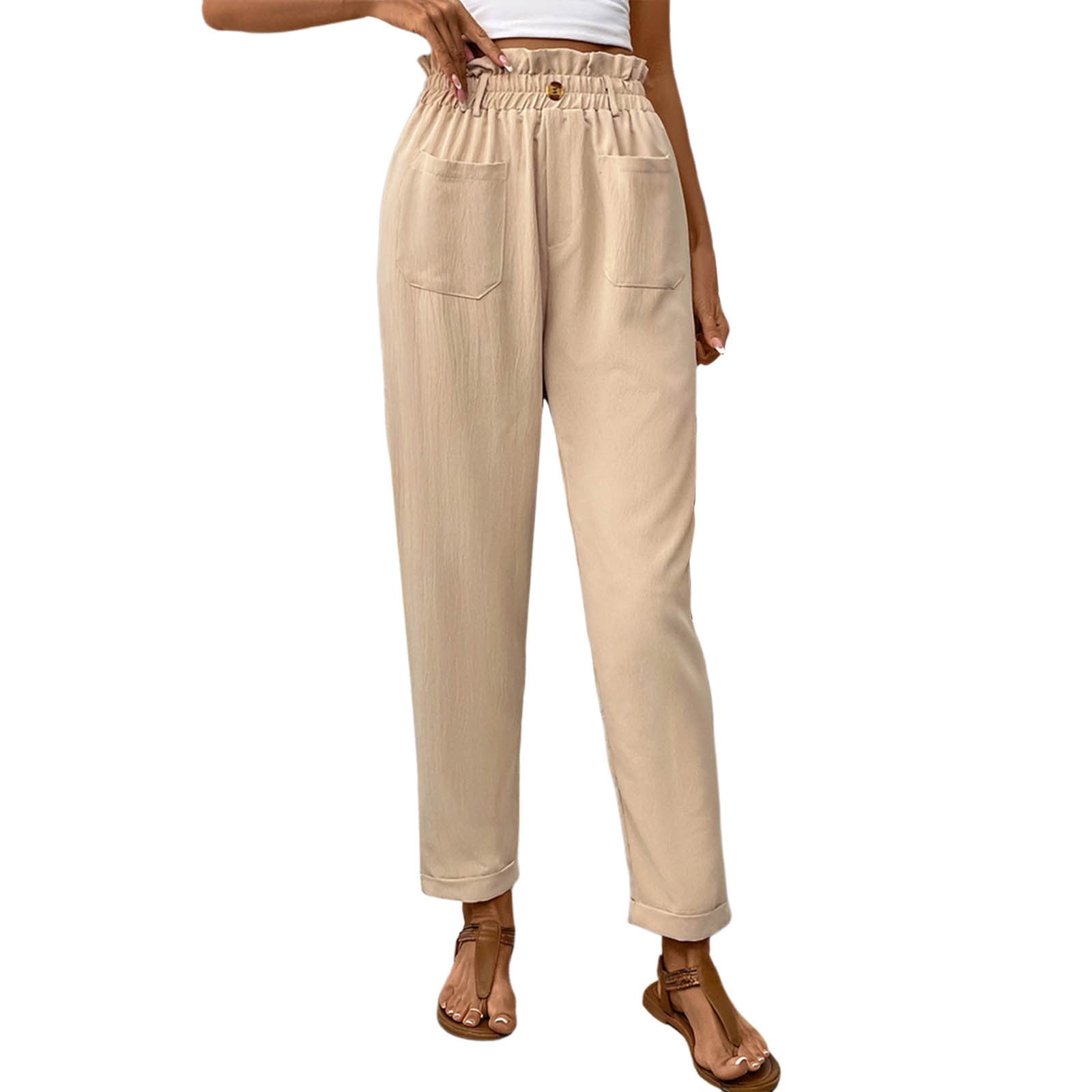 EDFBUYKRS Female Women Pants Casual Hiking Pants Women Plus Size ...