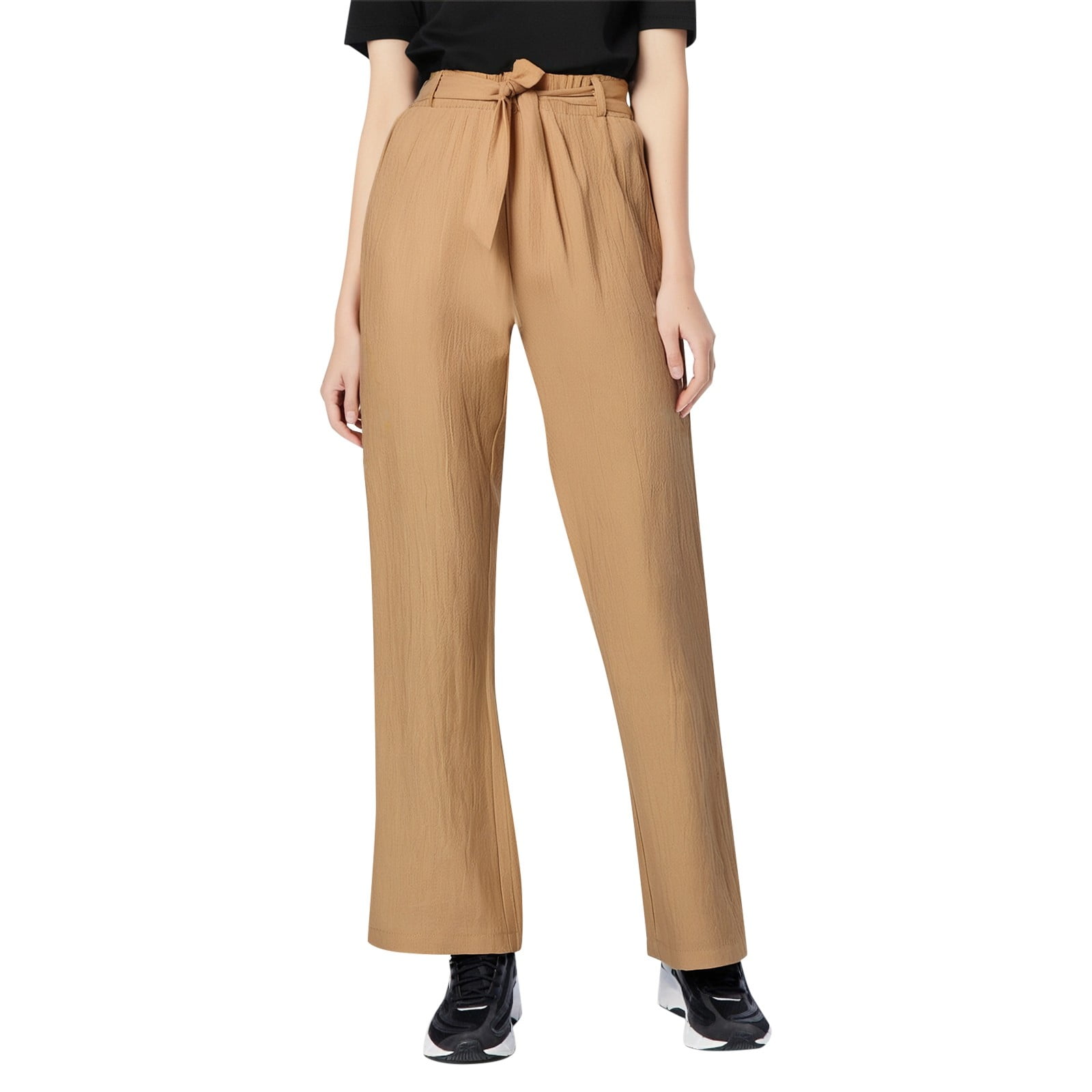 EDFBUYKRS Female Women Pants Casual Loose Pants for Women Extra Long ...