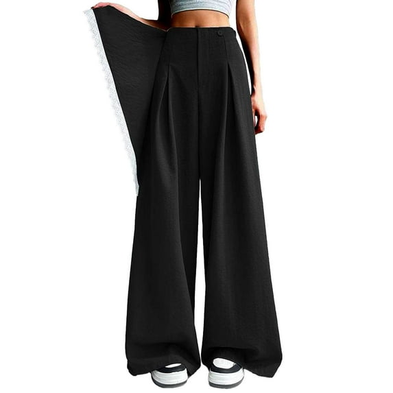 EDFBUYKRS Female Women Pants Casual Work Pants Women Cargo Joggers ...