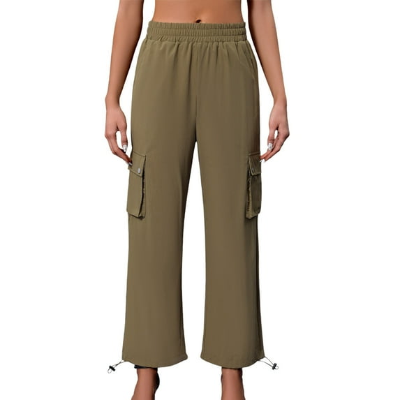 EDFBUYKRS Women Pants Casual Womens Linen Pants Plus Size Petite Women ...