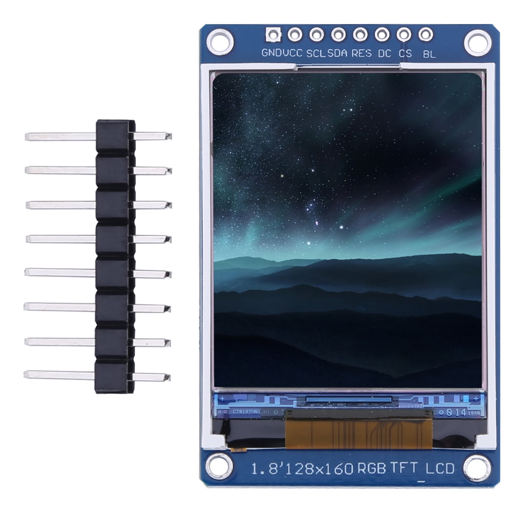 EDFRWWS 1.8inch LCD Screen RGB TFT Color Display Module 128x160 ST7735S IC for Arduino - Walmart.com