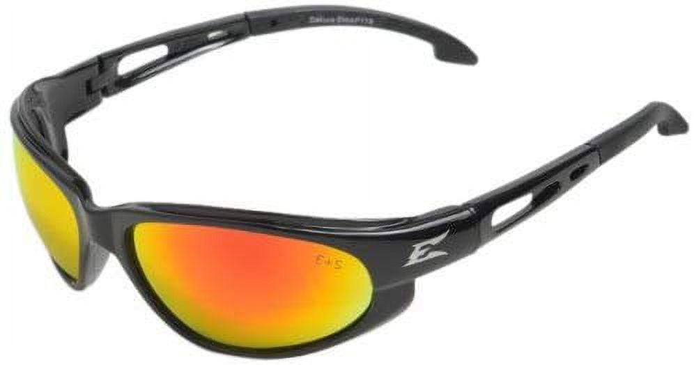 EDGE EYEWEAR SWAP119 Edge Eyewear Red Mirror Safety Glasses, Scratch ...
