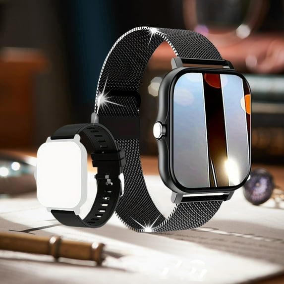 EDHITNR 1.44 Inch Full Touch Smartwatch for Women Men, Waterproof ...