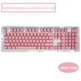 EDHITNR 104 Key ABS Keycaps, Colorful Backlit Gaming Keycap Set for ...
