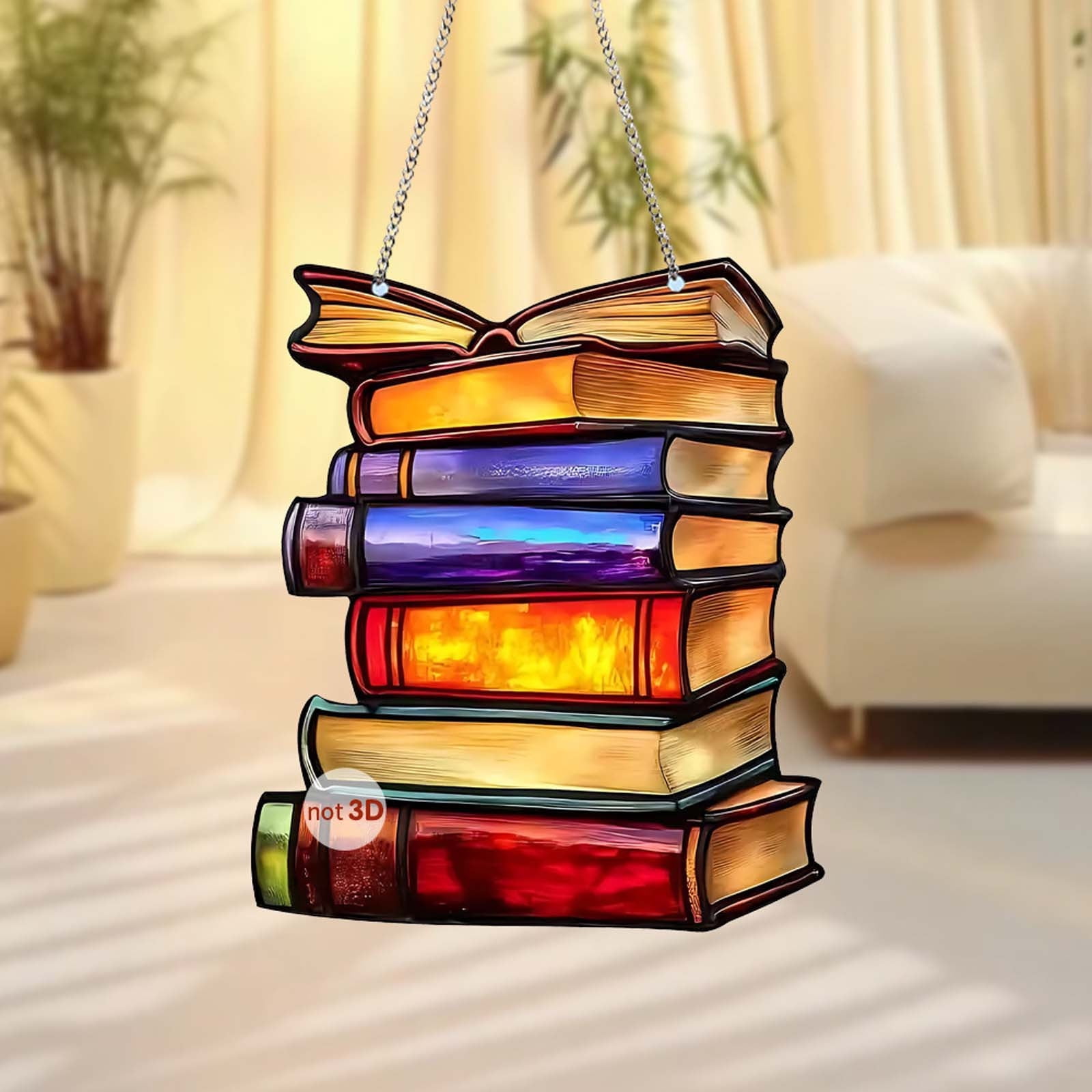 EDHITNR 2D Flat Acrylic Pendant, Hanging Decoration for House in the ...