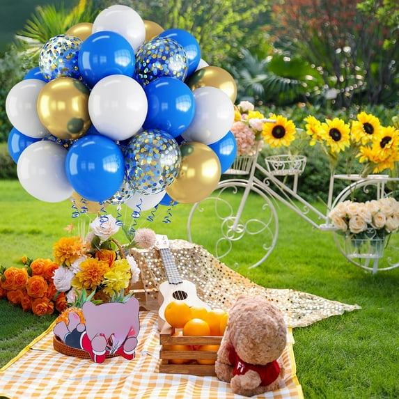 EDHITNR 30-Piece Multi-Color Balloon Set, Helium-Ready Party Balloons ...