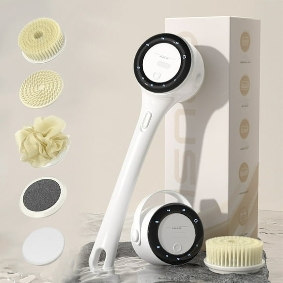 EDHITNR Automatic Shower Brush, Rechargeable Rotating Back Scrubber ...