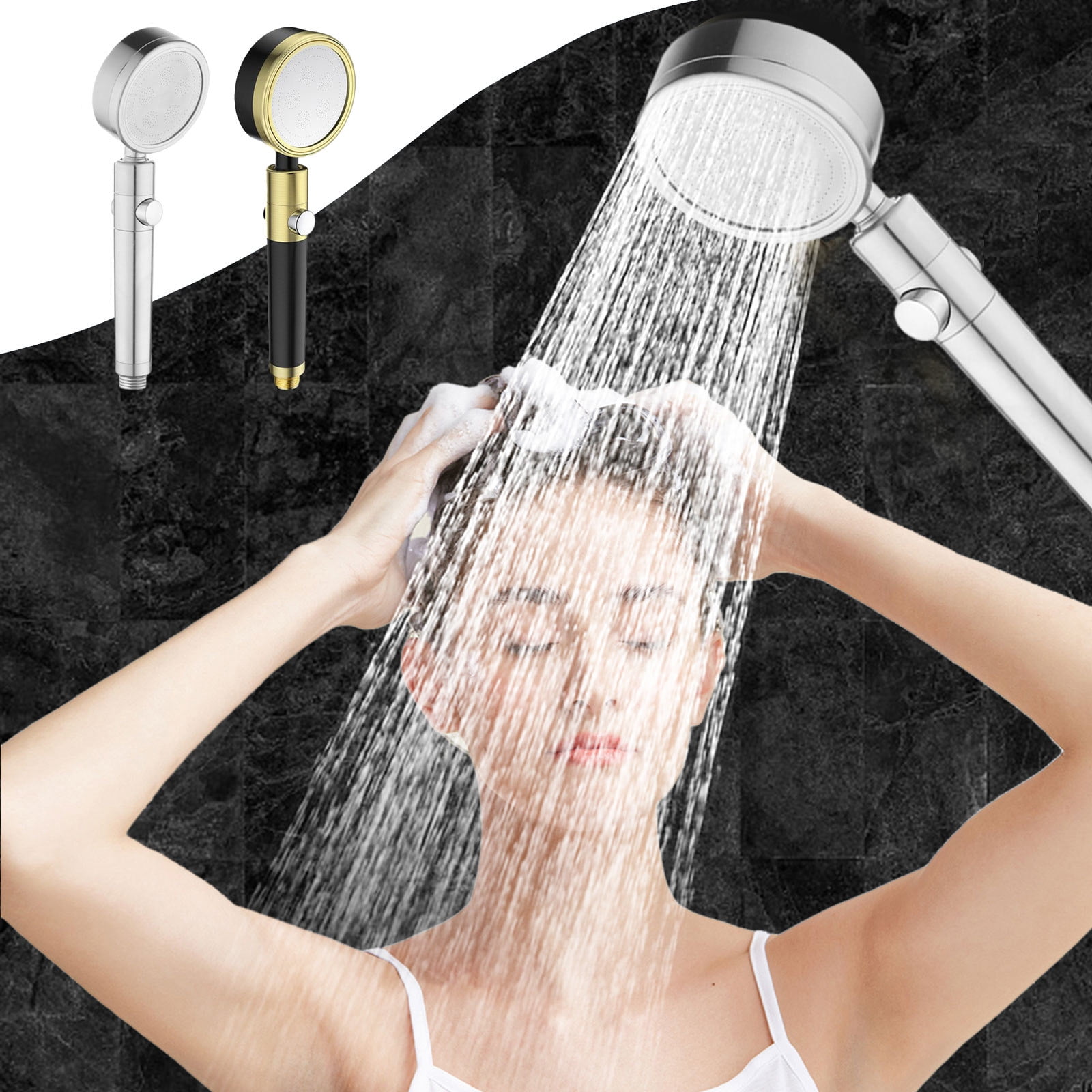 EDHITNR Bathroom Shower Head Showerhead Pressure Boosting Shower Head ...