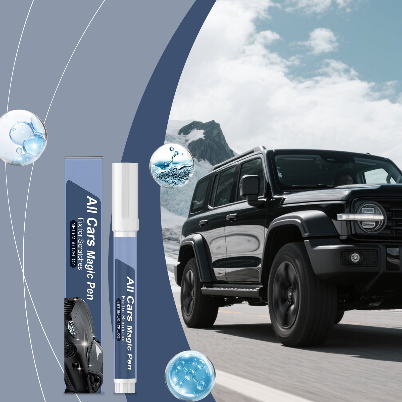 EDHITNR Car Paint Scratch Repair Pen, 2-in-1 Touch Up Pen for Cars ...