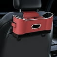 EDHITNR Car Seat Back Organizer with Cup Holder, Large Capacity Car ...