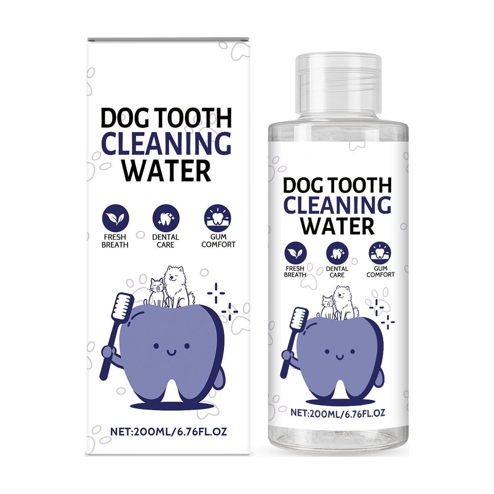 EDHITNR Dog Tooth Cleaning Water, Pet Oral Care Solution for Fresh ...