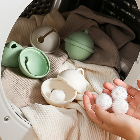 EDHITNR Fabric Softener Dispenser Ball Washer Balls Pet Hair Remover ...