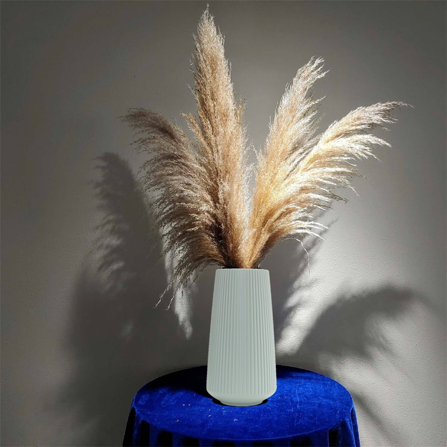 EDHITNR Geometric Vase, Modern Flower Arrangement Container for Home ...