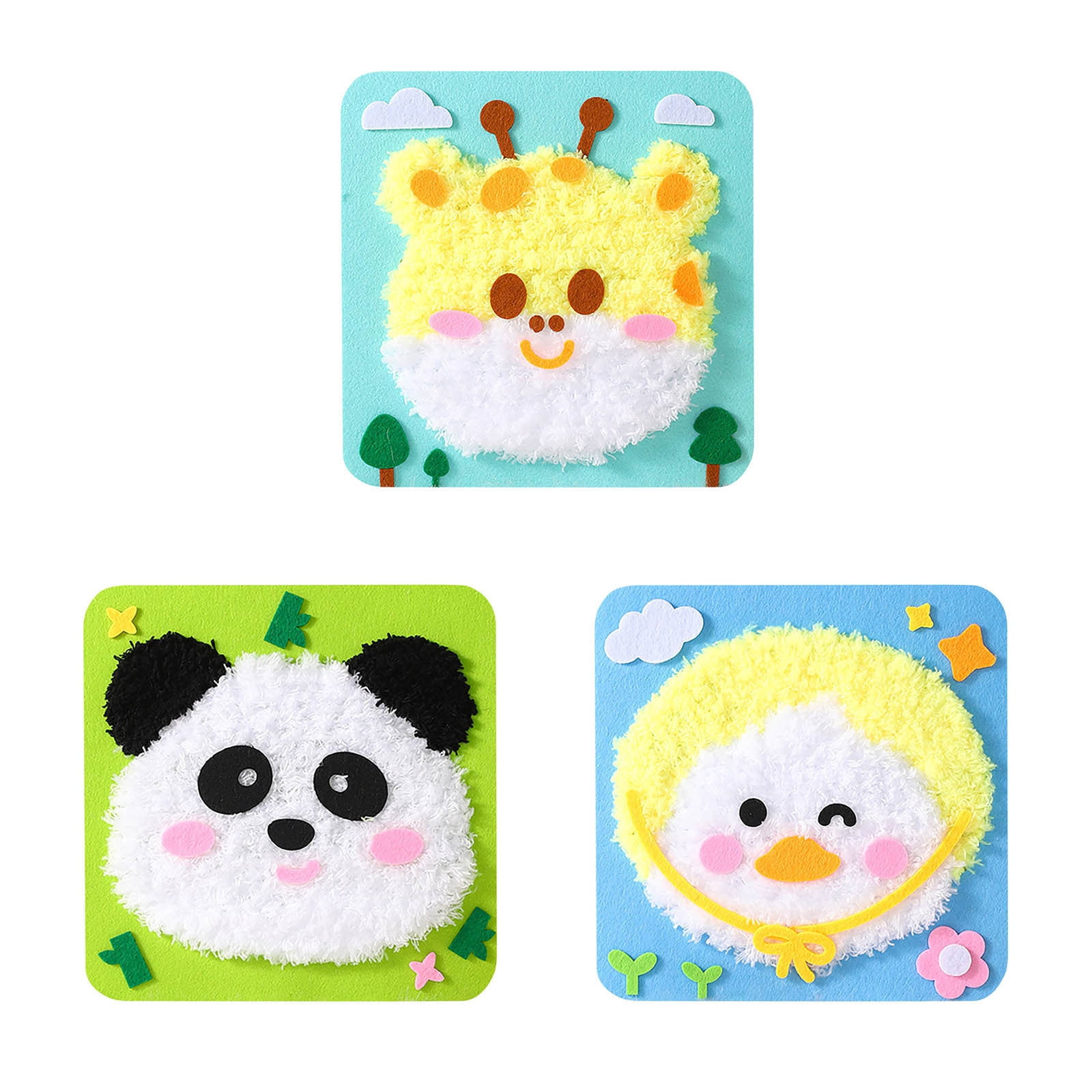 EDHITNR Handcrafted Sew Yarn Embroidery Art Kit, DIY Embroidery ...