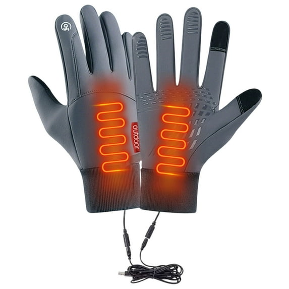 EDHITNR Heated Gloves for Men Women, USB Rechargeable Touchscreen ...