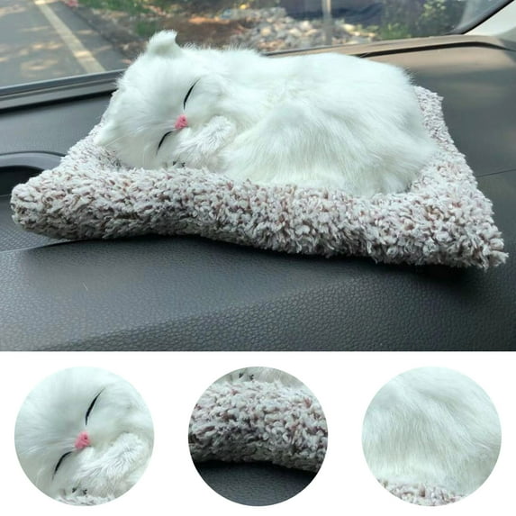 EDHITNR Interactive Meowing Cat Toy, Lifelike Simulation Animal with ...