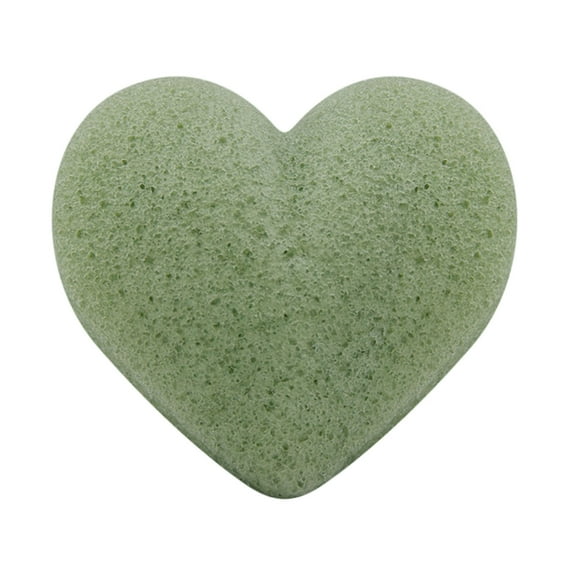EDHITNR Konjac Sponge, Natural Fiber Face Wash Sponge, Heart-Shaped ...