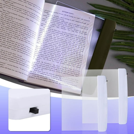 EDHITNR LED Book Light, Portable Reading Lamp for Books in Bed, 2PCS ...