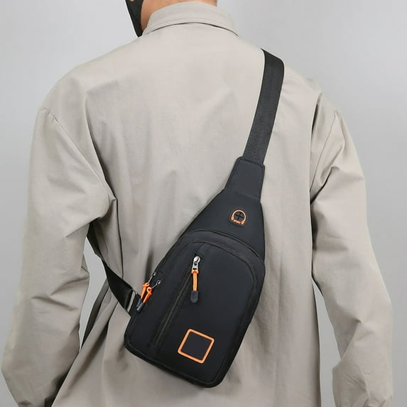 EDHITNR Large Capacity Chest Bag, Men's Waterproof Sling Bag with ...