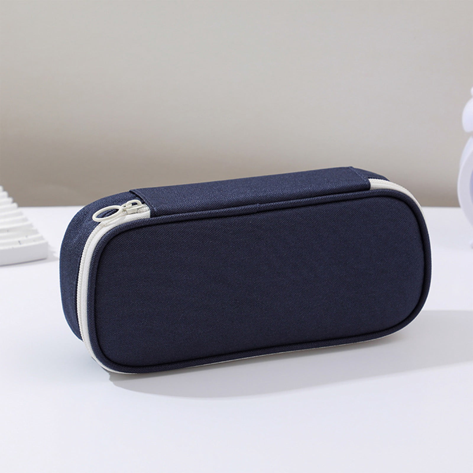 EDHITNR Large Capacity Multi Compartment Pencil Case, Oxford Cloth ...