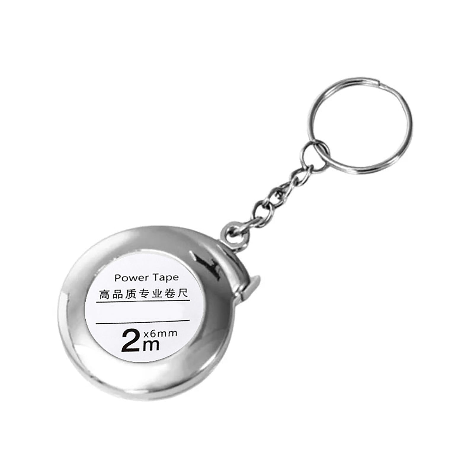 EDHITNR Mini Keychain Tape Measure, 2m Portable Steel Measuring Tool ...