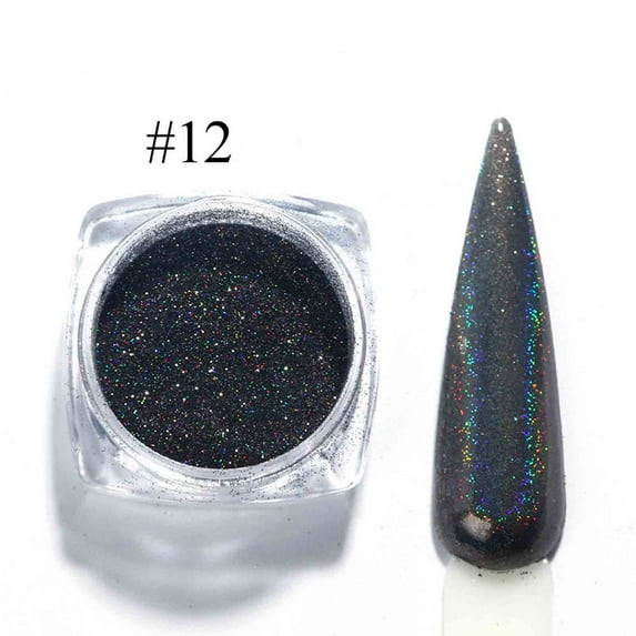 EDHITNR Mirror Chrome Nail Powder, DIY Nail Art Glitter Pigment for ...