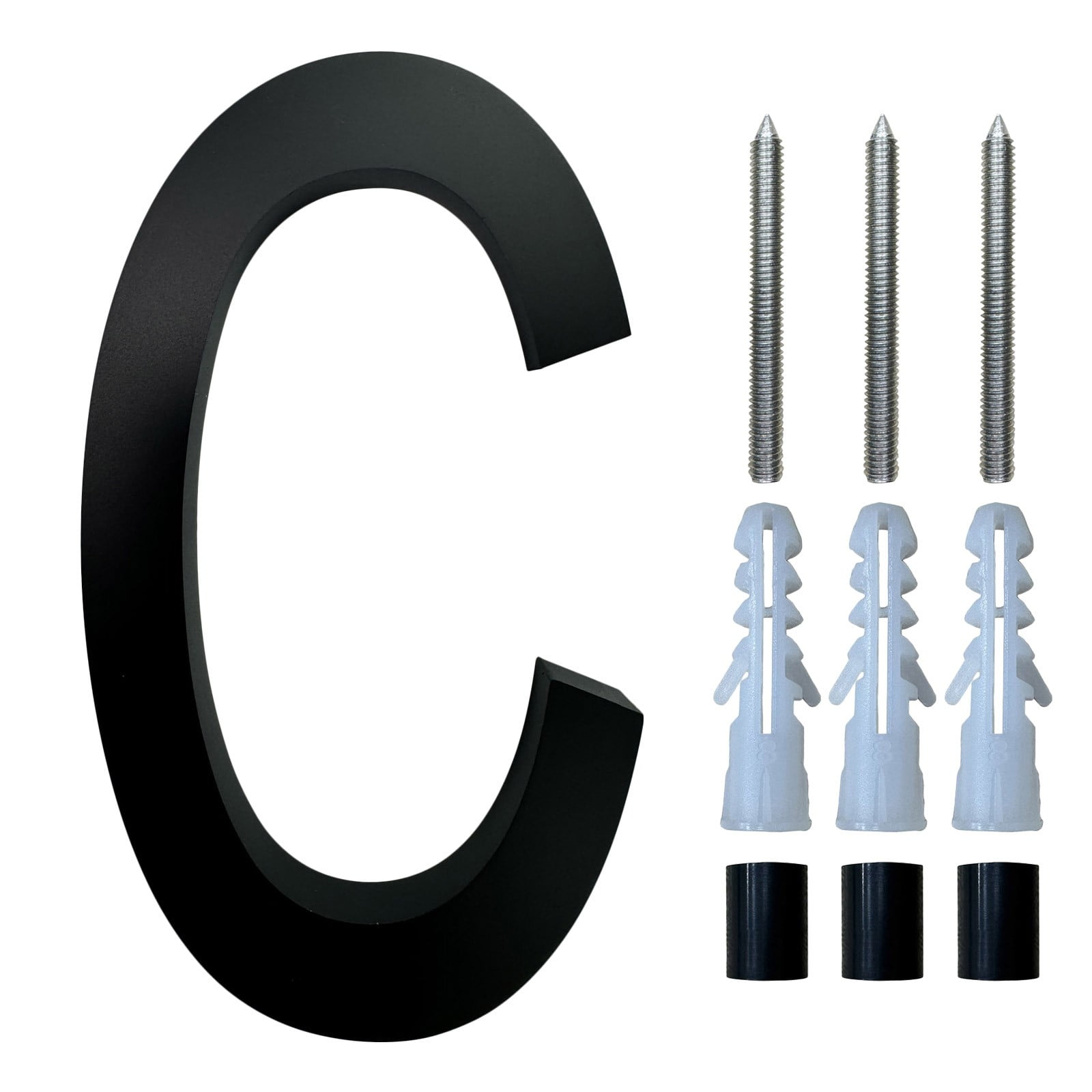 EDHITNR Modern Floating Acrylic House Numbers, Customizable Digital ...