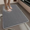 EDHITNR Non-Slip Bathroom Carpet Mat, Absorbent Floor Mat with PVC ...