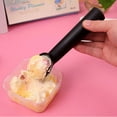 EDHITNR Non-Stick Ice Cream Spoon, 5cm Stainless Steel Scoop for Hard ...