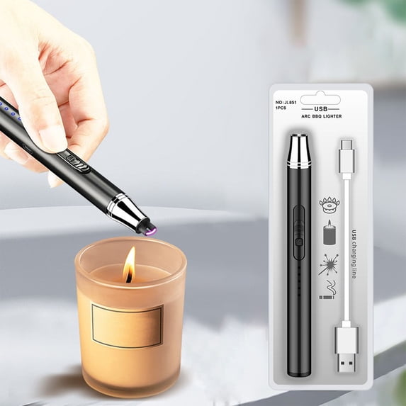 EDHITNR Plasma Windproof Lighter Flameless USB Rechargeable Lighter for ...