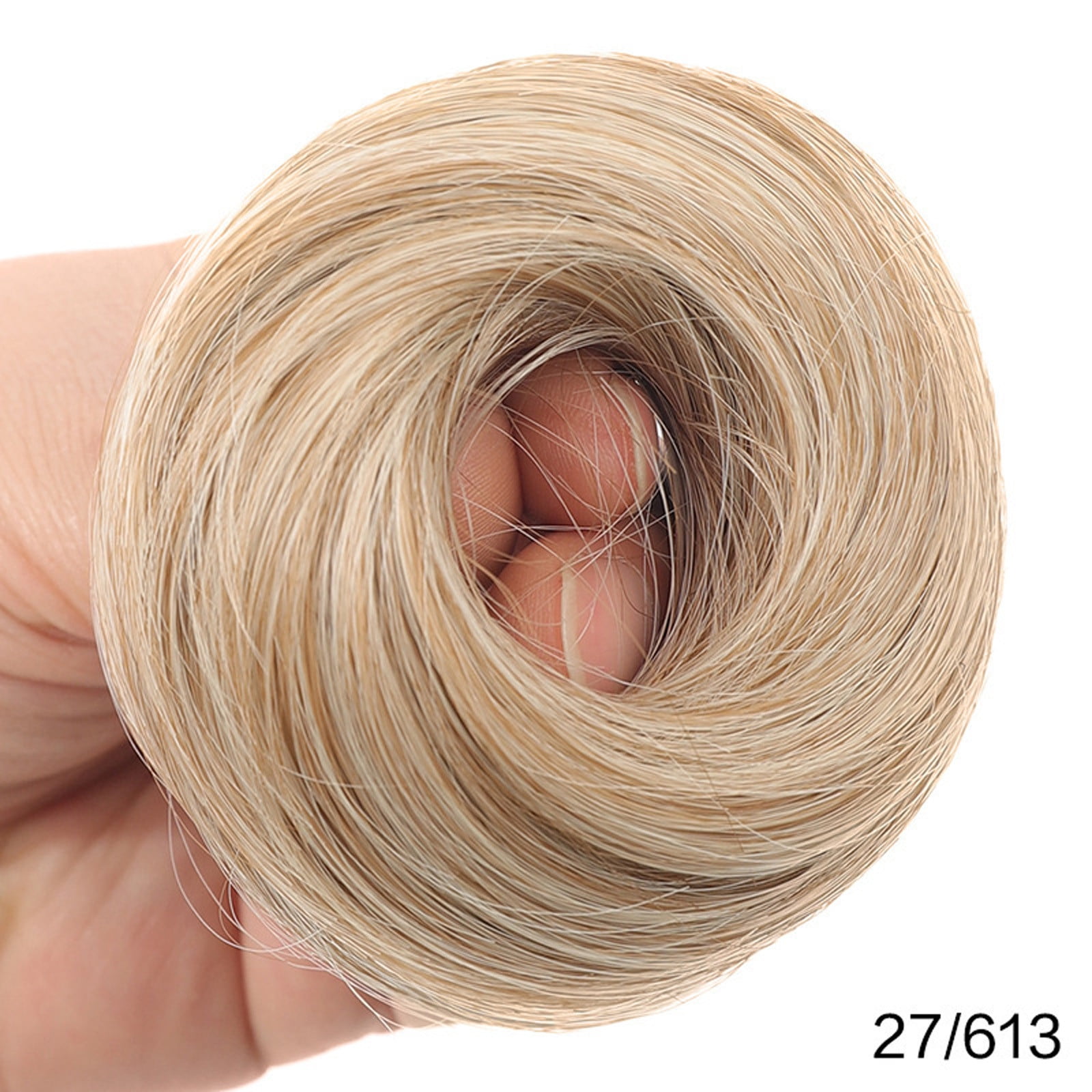 EDHITNR Real Hair Messy Bun, Salon Quality Human Hair Scrunchies ...