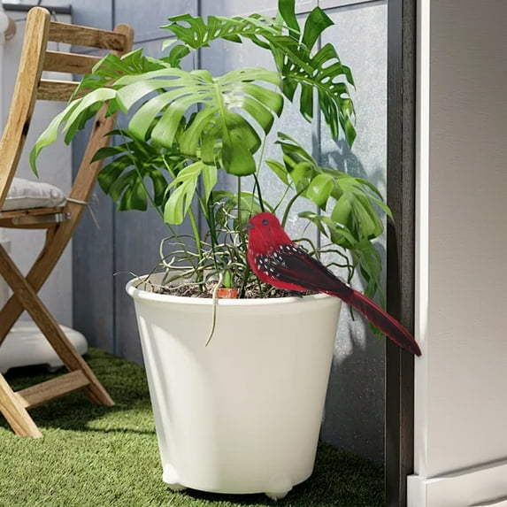 EDHITNR Realistic Foam Bird Ornament, Outdoor Garden Decoration ...