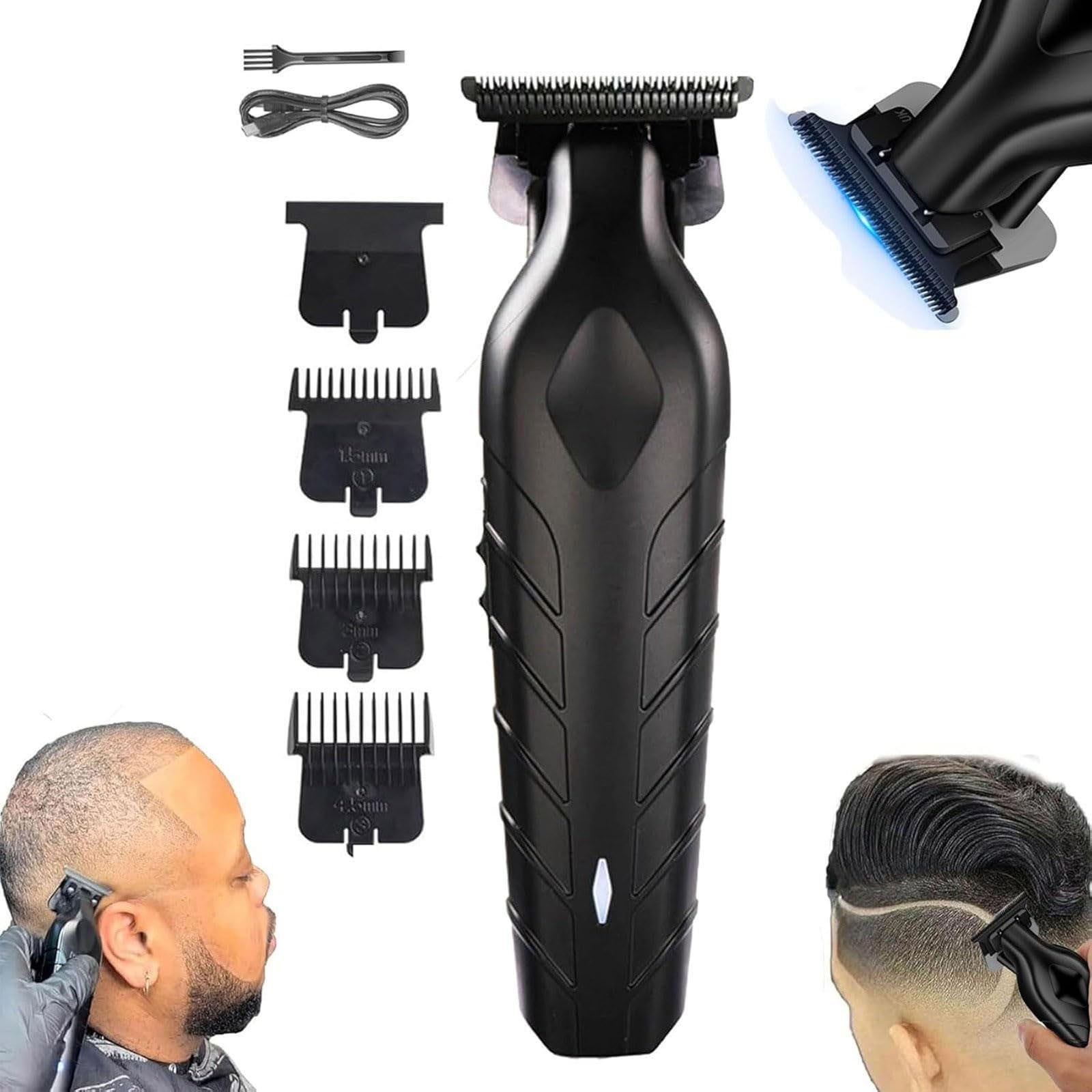 EDHITNR Rechargeable Gapped Hair Clipper for Men, Barber-Grade 3-in-1 ...