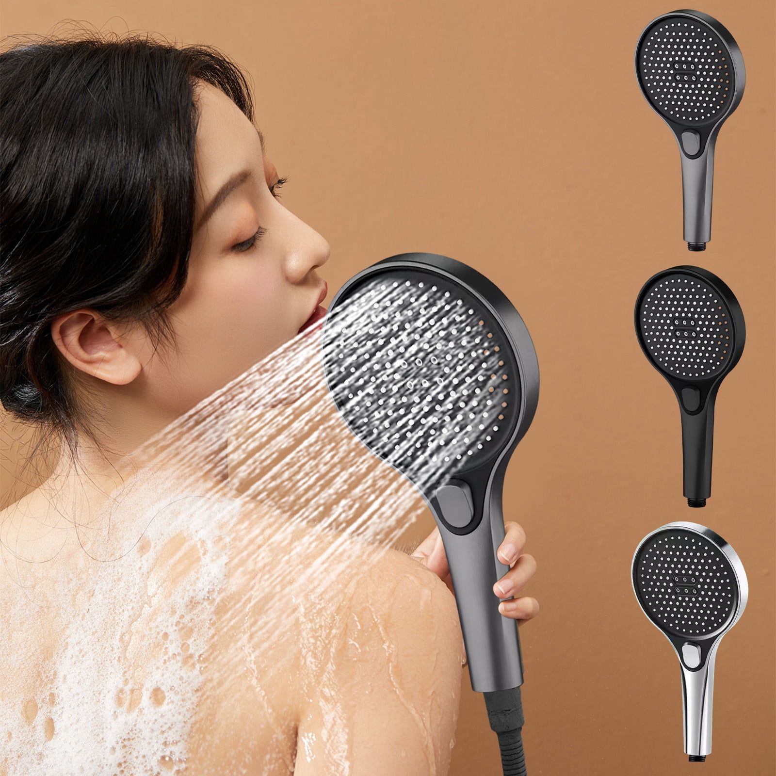 EDHITNR Shower, Canopy Shower Head High-Pressure Handheld Showerhead ...