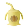 EDHITNR Silicone Straw Cup, Leakproof Baby Cup With Handle, Infant ...