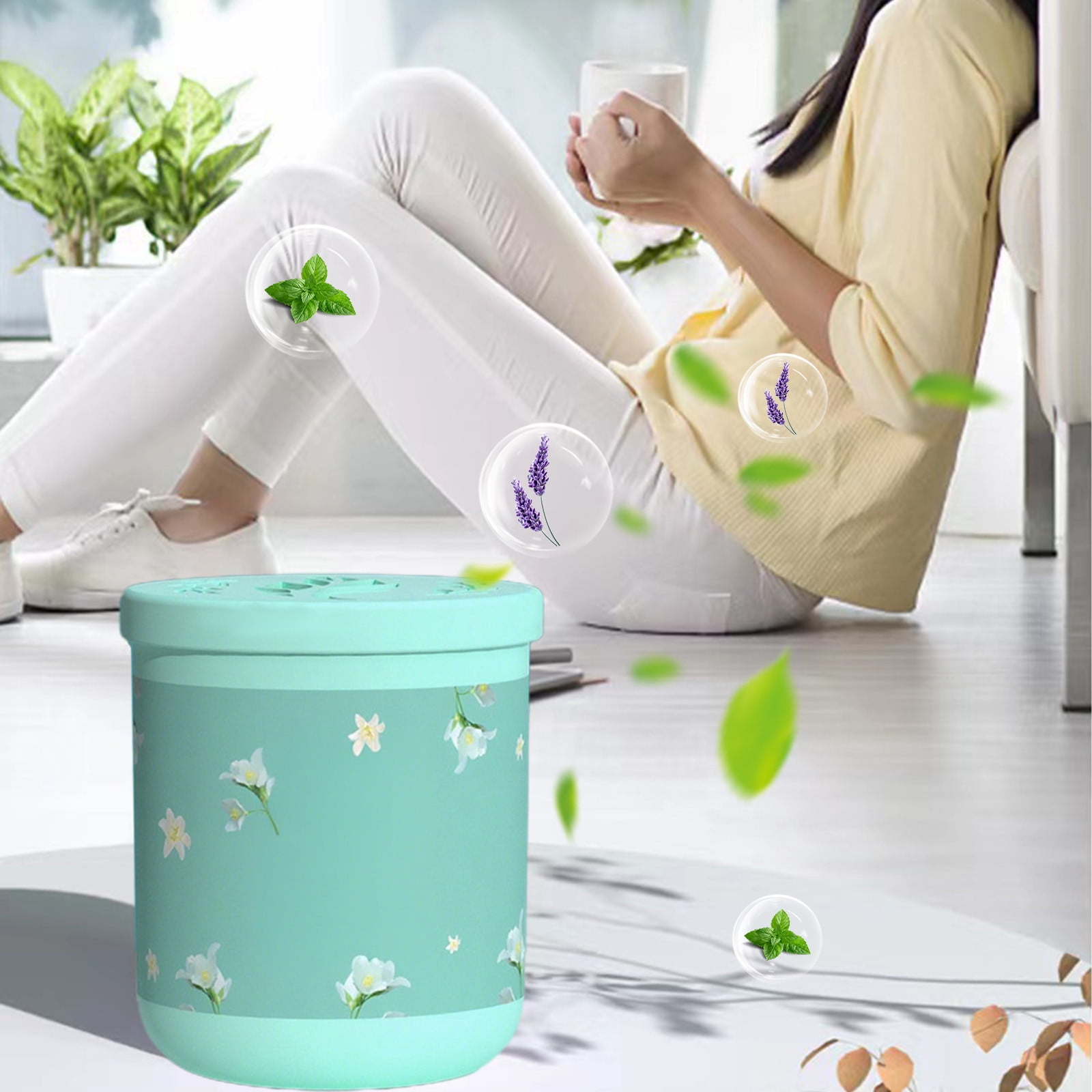 EDHITNR Solid Air Freshener Cubes, Long Lasting Bathroom Odor ...