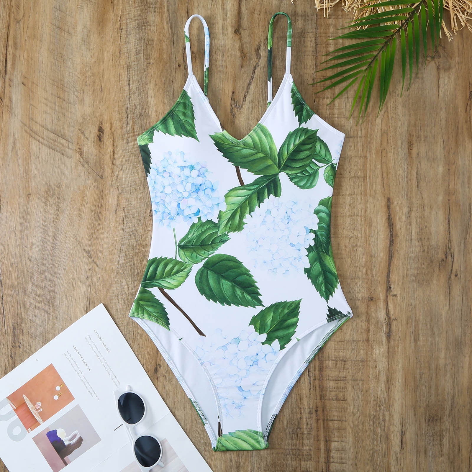 Edhitnr Swimsuit Women One Piece Conservative Bathing Suit Fashion