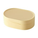 EDHITNR Travel Soap Box, Leak-Proof Silicone Soap Container with Lid ...