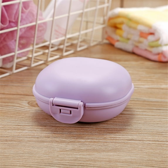 EDHITNR Travel Soap Dish with Lock, Leak-Proof Portable Soap Box ...