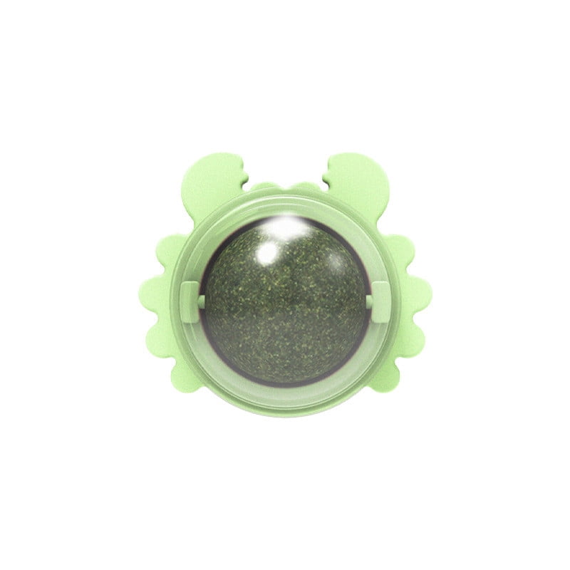 EDHITNR Upgraded Crab Rotatable Catnip Ball Interactive Stress Relief ...