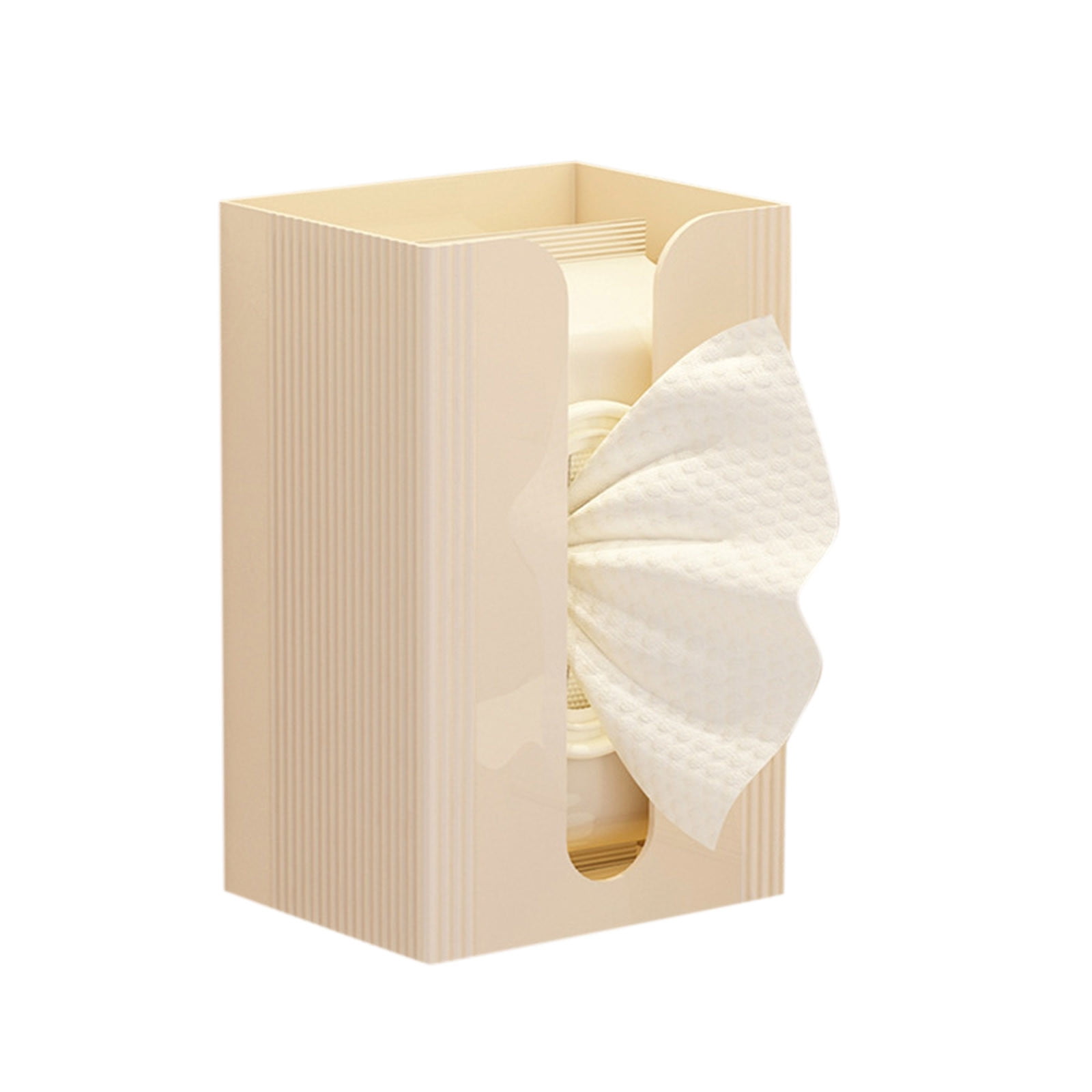 EDHITNR Wall Mounted Tissue Box, Inverted Multifunctional Paper Towel ...