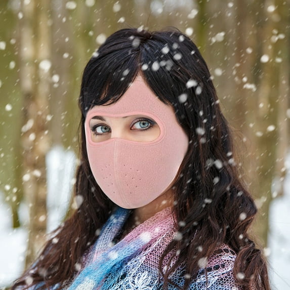 EDHITNR Winter Face Mask, Thickened Fleece Full Face Cover for Extreme ...