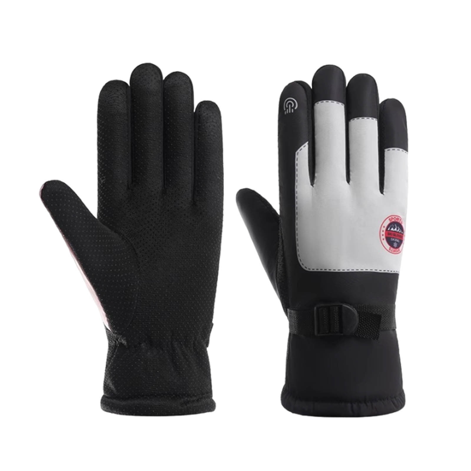 EDHITNR Winter Gloves, Thermal Touchscreen Ski Snow Gloves with ...