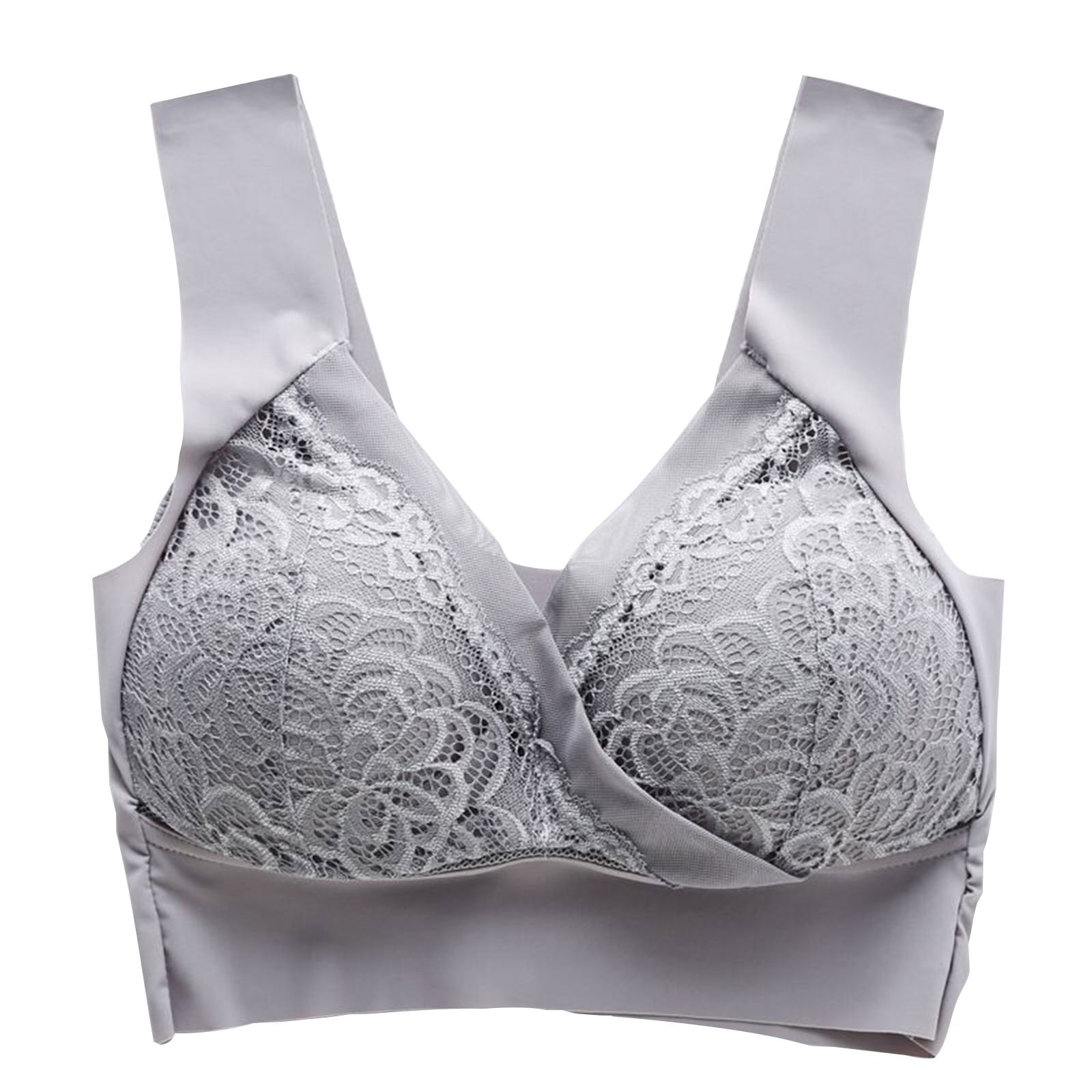 EDHITNR Women Bars Women's Steel Gathering Bra Underwear Daily Bra ...