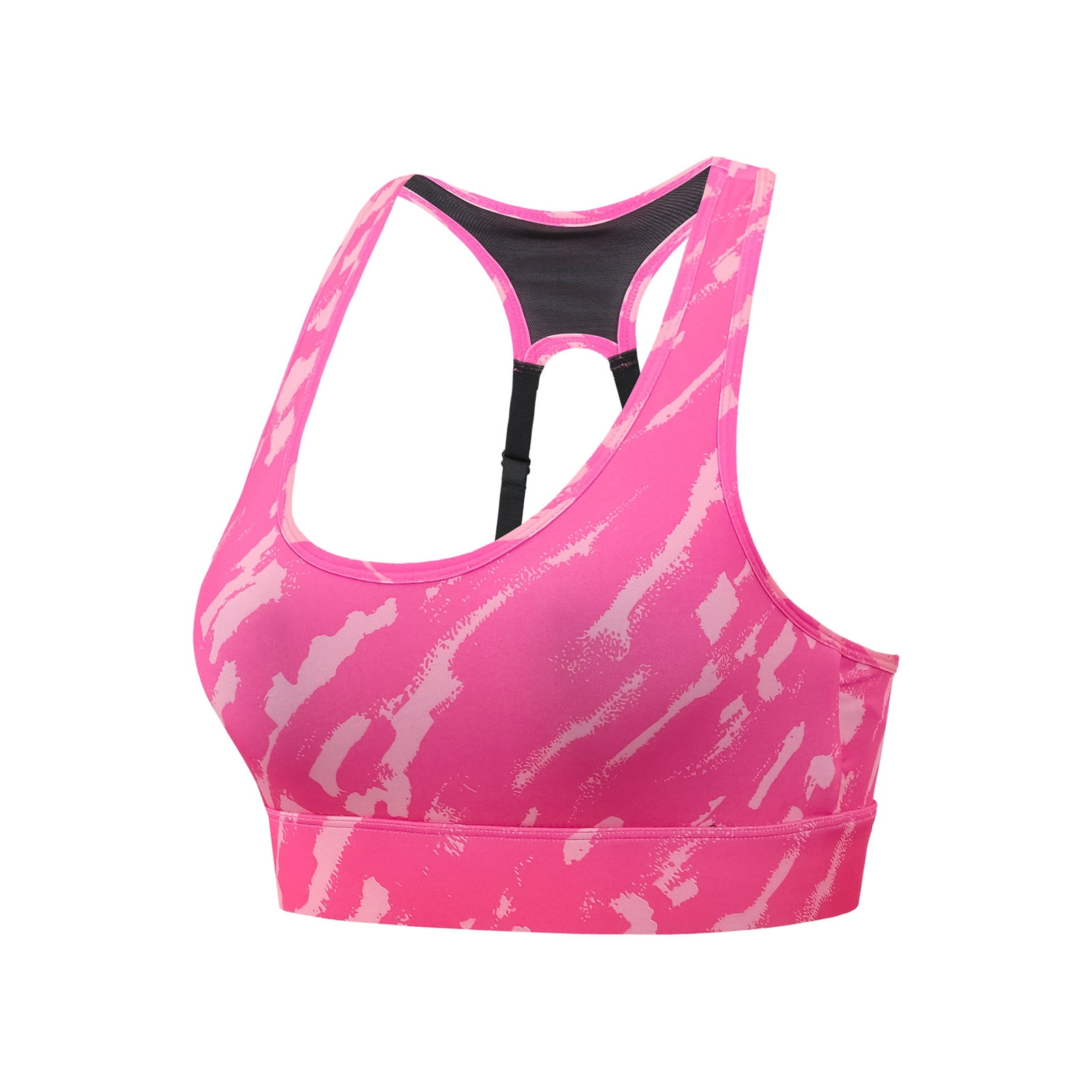 EDHITNR Women's Low Impact Strappy Sports Bra - Low Cut Wirefree Padded ...