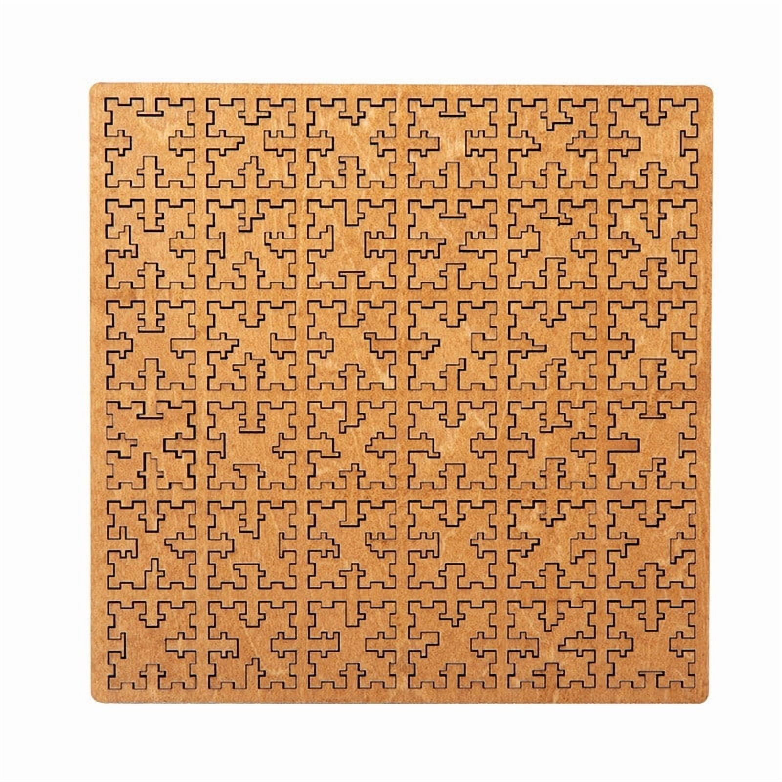 EDHITNR Wooden Mind-Bending Maze Puzzles, Advanced Geometric Fractal ...