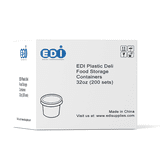 EDI-Round Deli Containers, Microwavable with Lids (32 oz, 200 sets ...